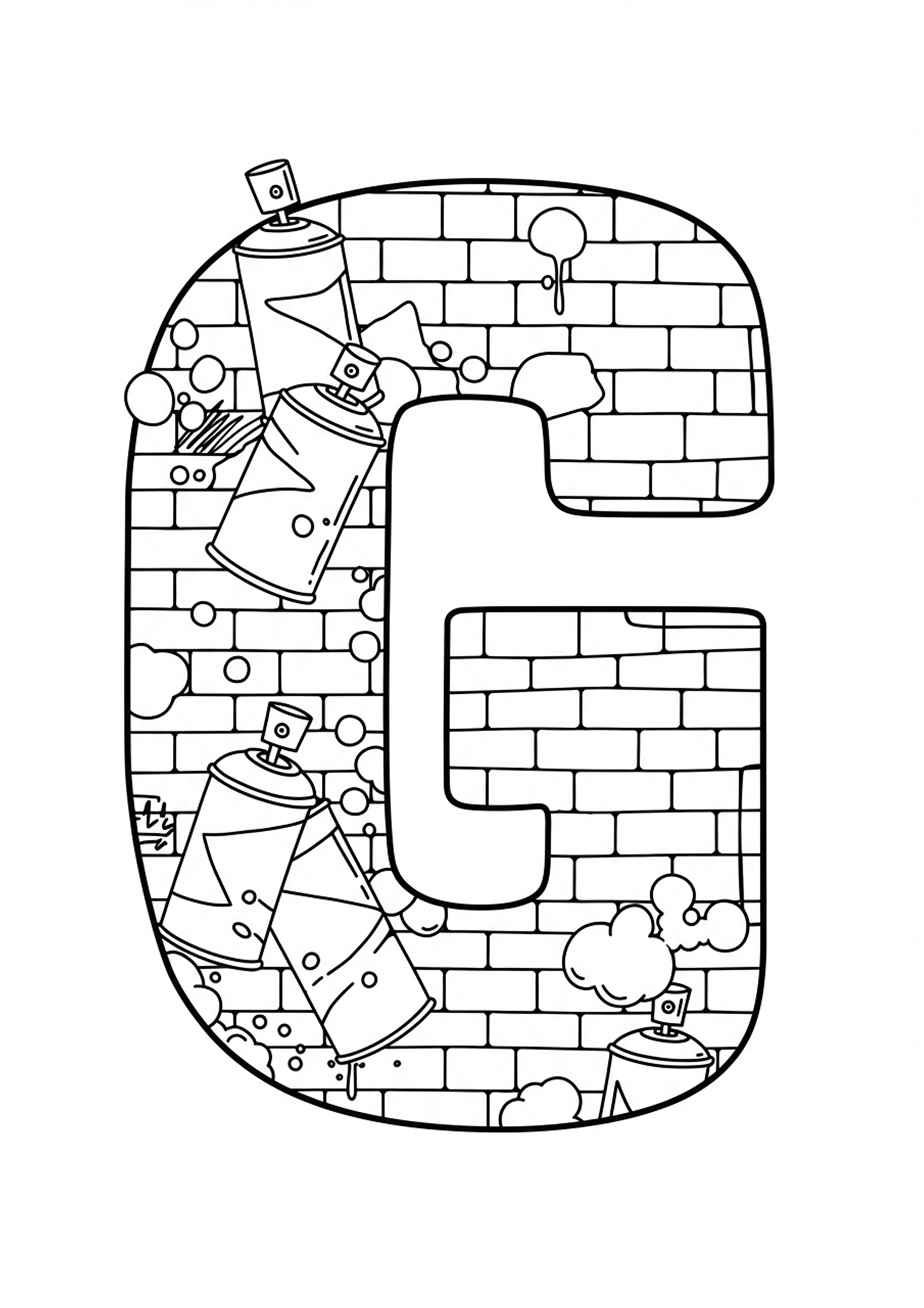 Letter G Coloring Pages — Free & Printable | TryColoringPages