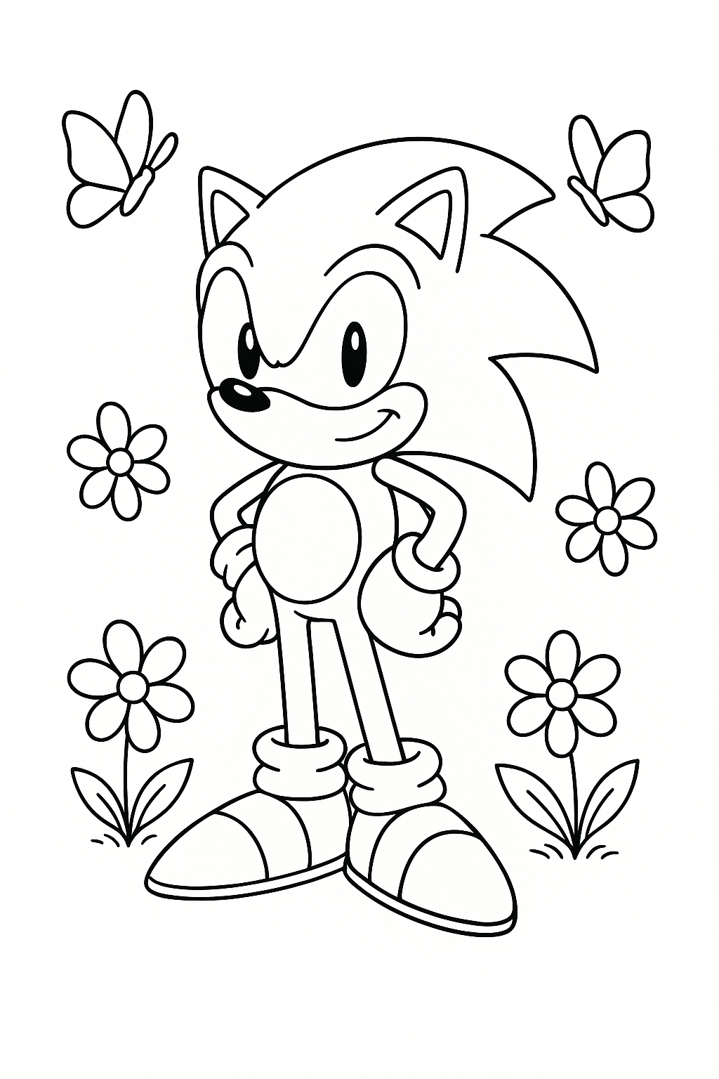 Free Printable Sonic Coloring Pages | TryColoringPages
